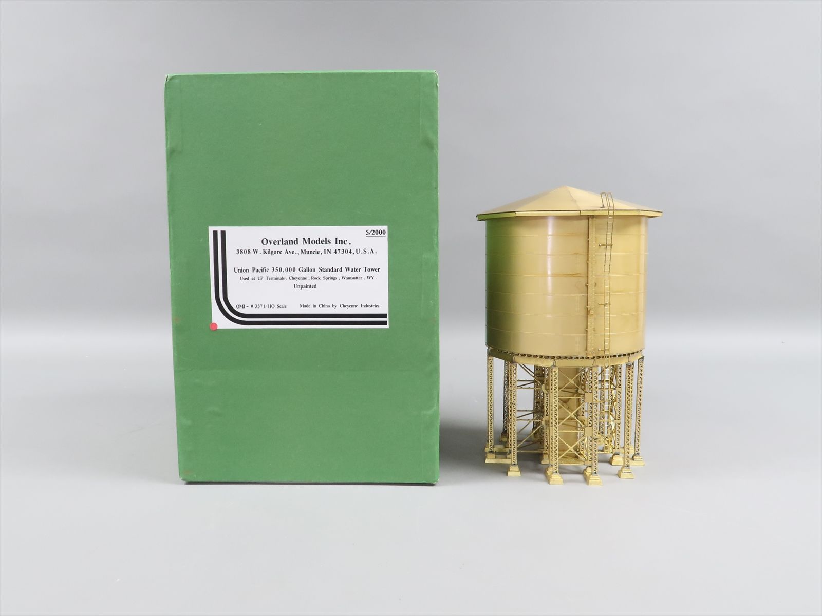 HO Brass Model Structure - OMI 3371 UP Union Pacific 350000 Gallon ...