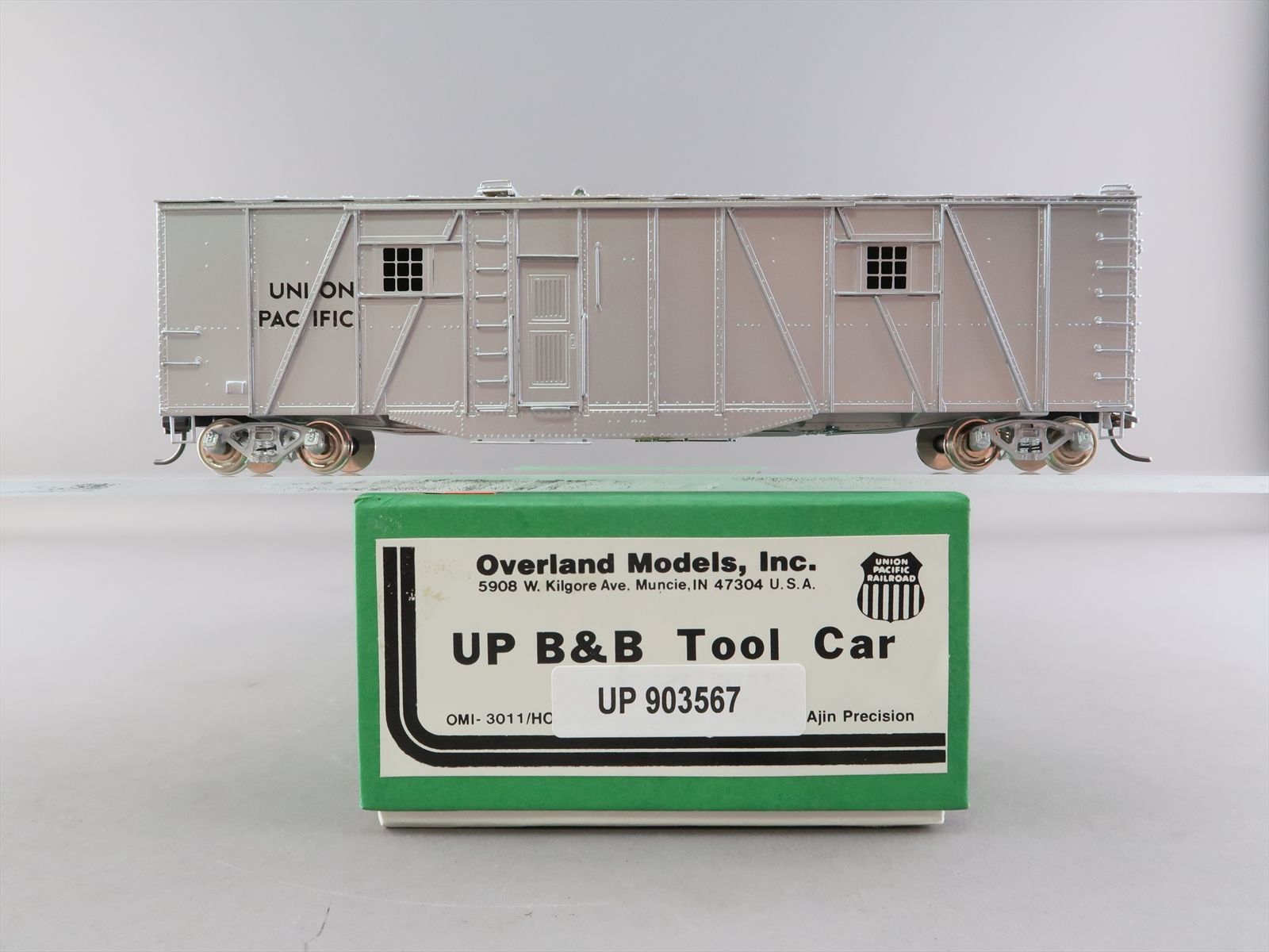 HO Brass Model - OMI 3011 UP Union Pacific B&B Tool Car - Custom - 1985 ...