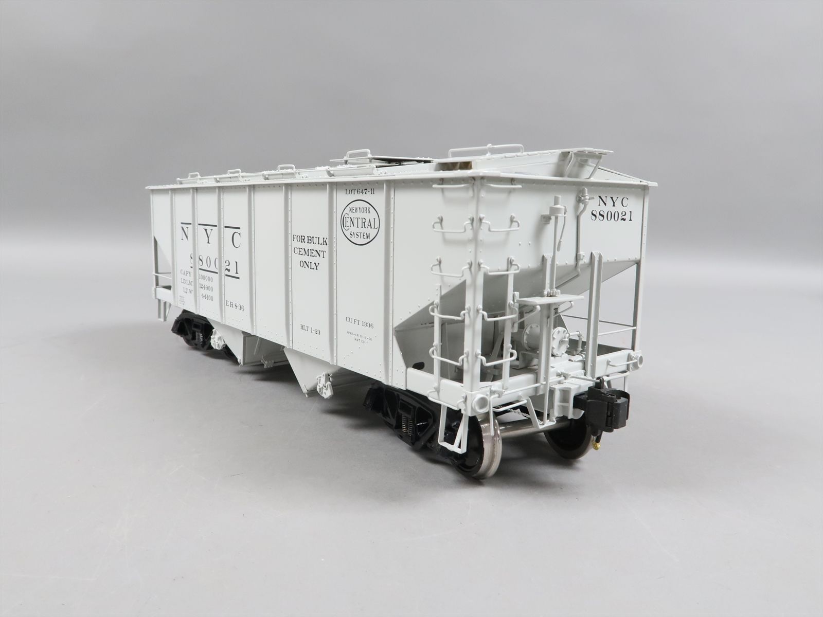 G Brass Model - ER Eastern Railways NYC New York Central Covered Hopper ...