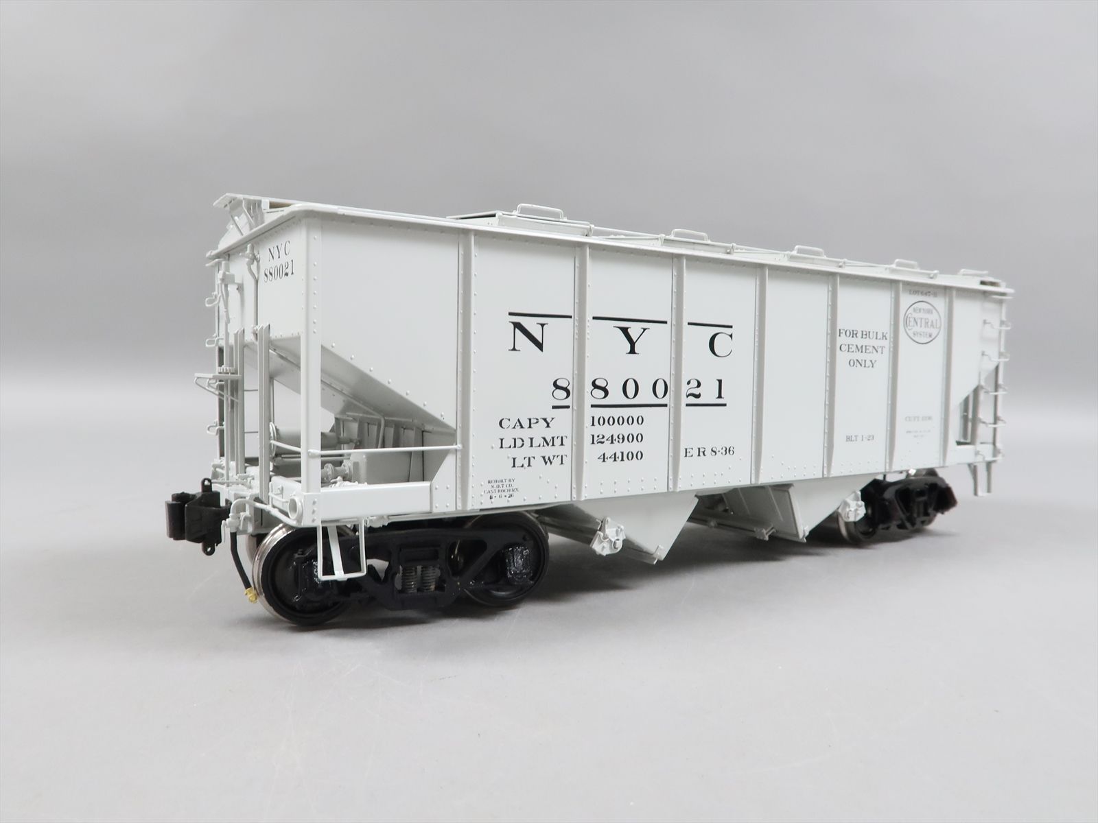 G Brass Model - ER Eastern Railways NYC New York Central Covered Hopper ...