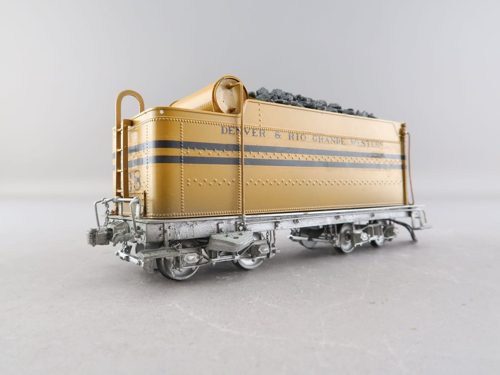 On3 Brass Model Assembled Kit - KEM Kemtron D&RGW Rio Grande C-16 Bumblebee 2-8-0 #268 - Custom ...