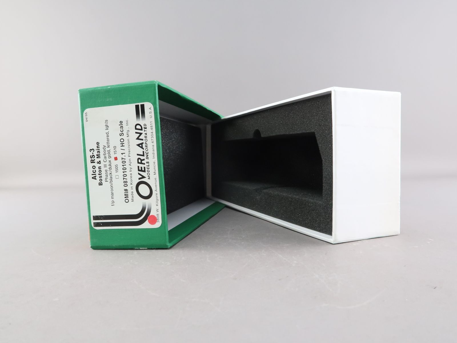 HO Brass Model - OMI 087010107.1 B&M Boston & Maine ALCO RS-3 Phase III ...