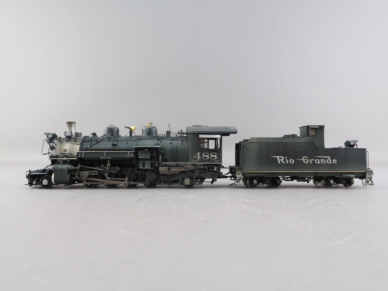 Sn3 Brass Model - P-B-L D&RGW Rio Grande K-36 2-8-2 1940's #488 - F/P ...