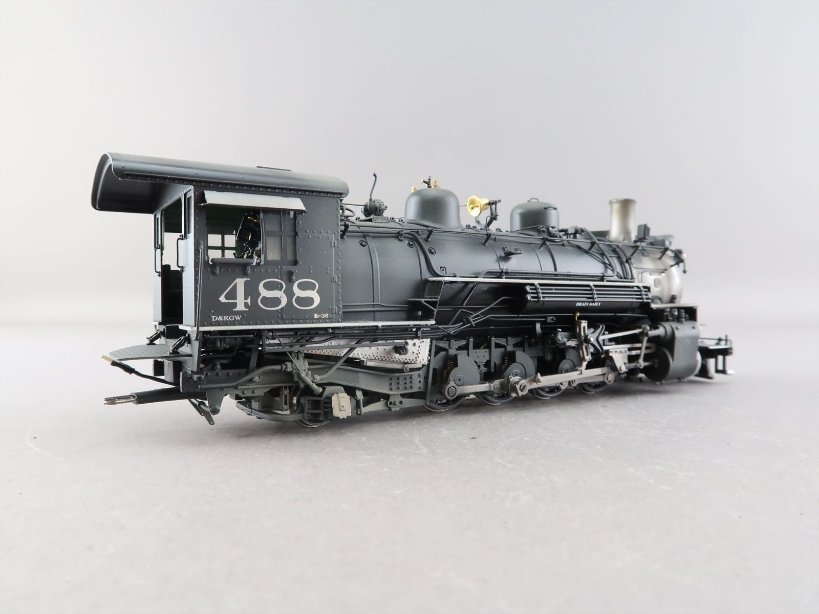 Sn3 Brass Model - P-B-L D&RGW Rio Grande K-36 2-8-2 1940's #488 - F/P ...