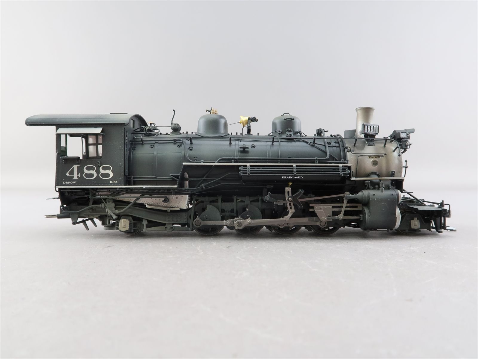 Sn3 Brass Model - P-B-L D&RGW Rio Grande K-36 2-8-2 1940's #488 - F/P ...