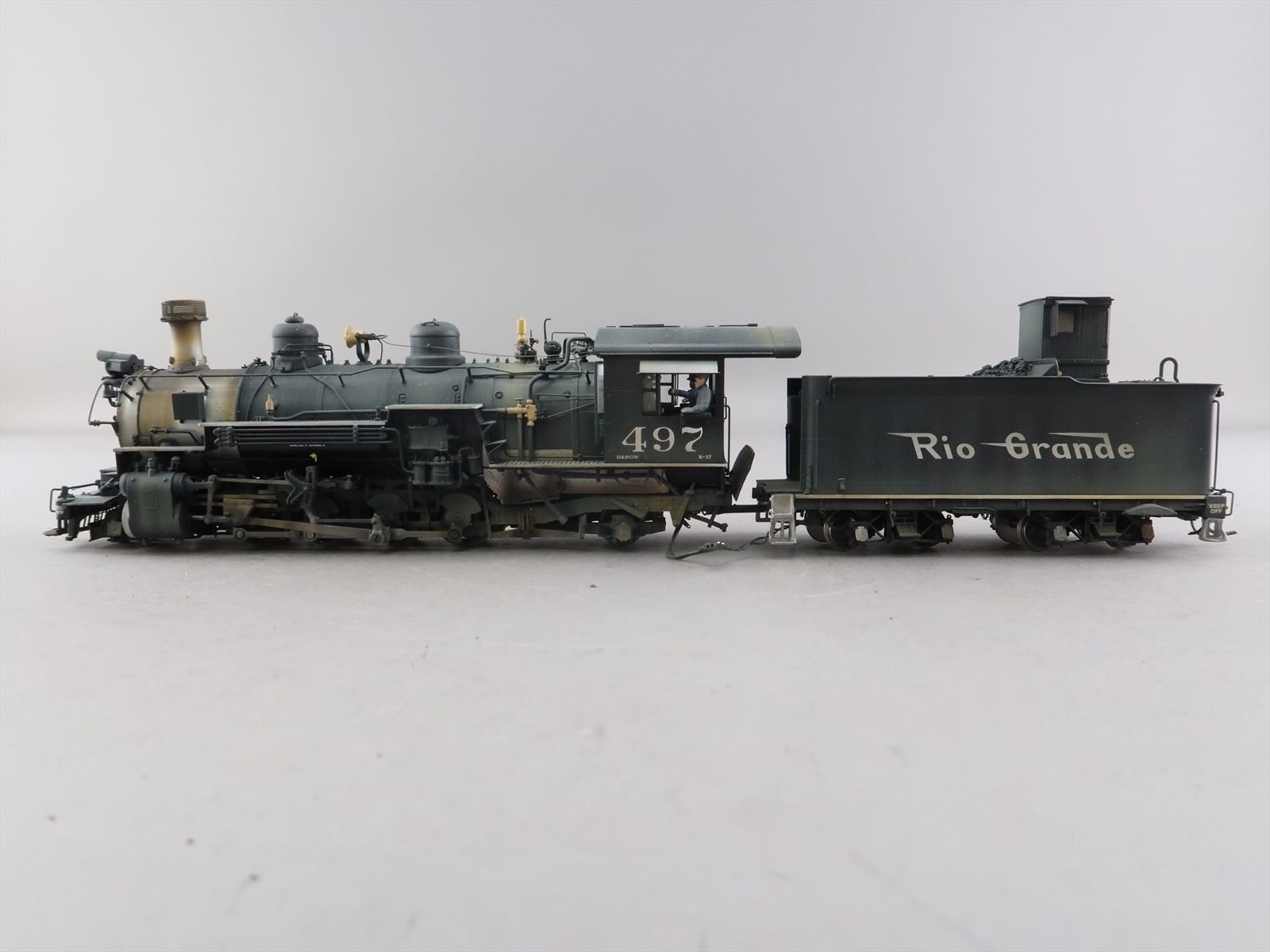 Sn3 Brass Model - P-B-L D&RGW Rio Grande K-37 2-8-2 1940's #497 - F/P ...