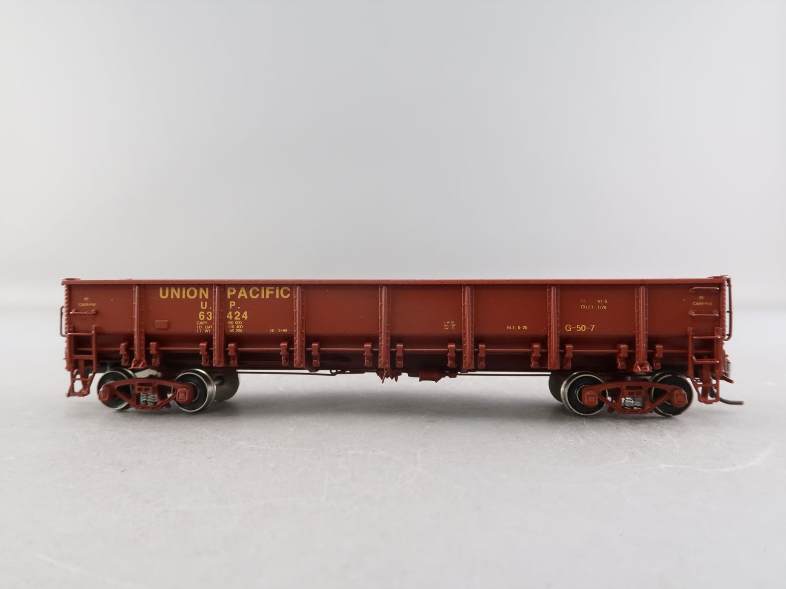 HO Brass Model - CIL 2251.1 UP Union Pacific G 50-7 Drop Bottom Gondola ...