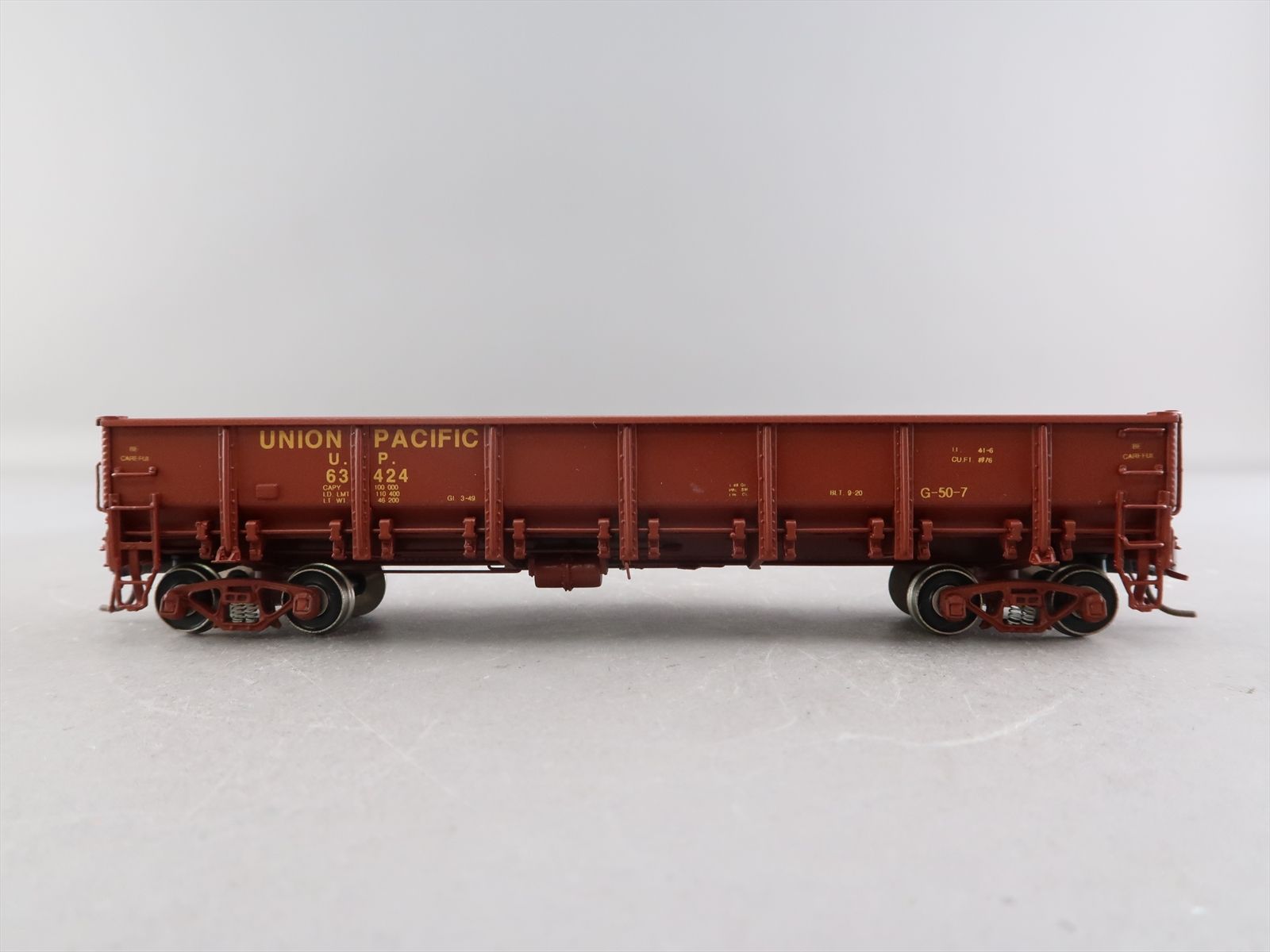 HO Brass Model - CIL 2251.1 UP Union Pacific G 50-7 Drop Bottom Gondola ...