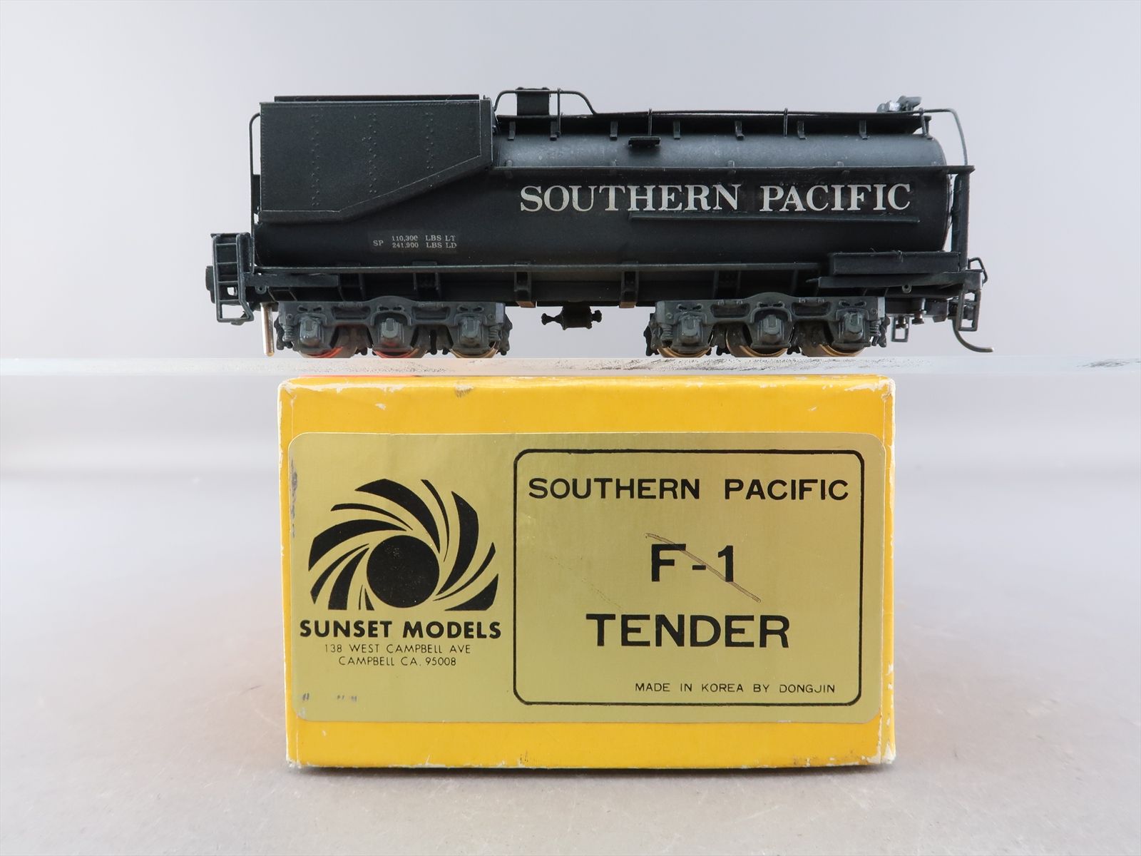 HO Brass Model - ALCO S-131 SP Southern Pacific MK-6 TENDER ONLY #3250 ...