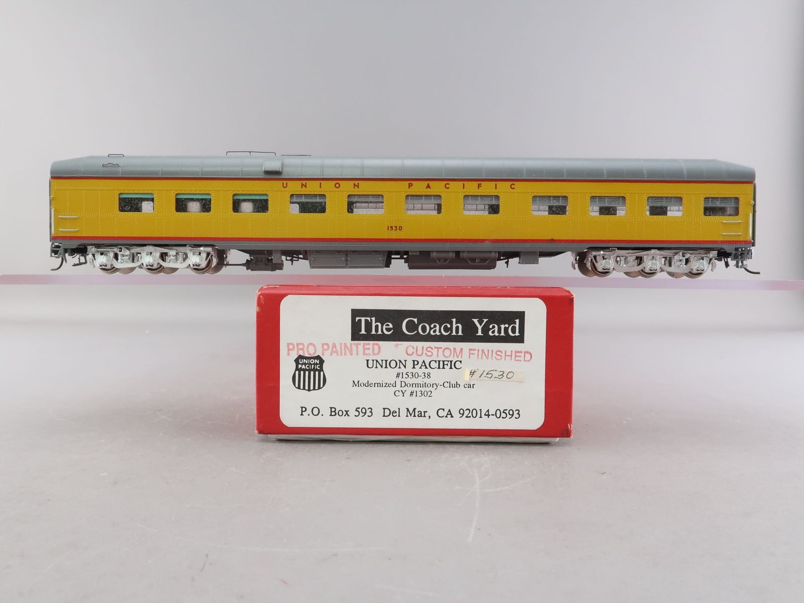 HO Brass Model - TCY 1302 UP Union Pacific Modernized Dormitory Club ...