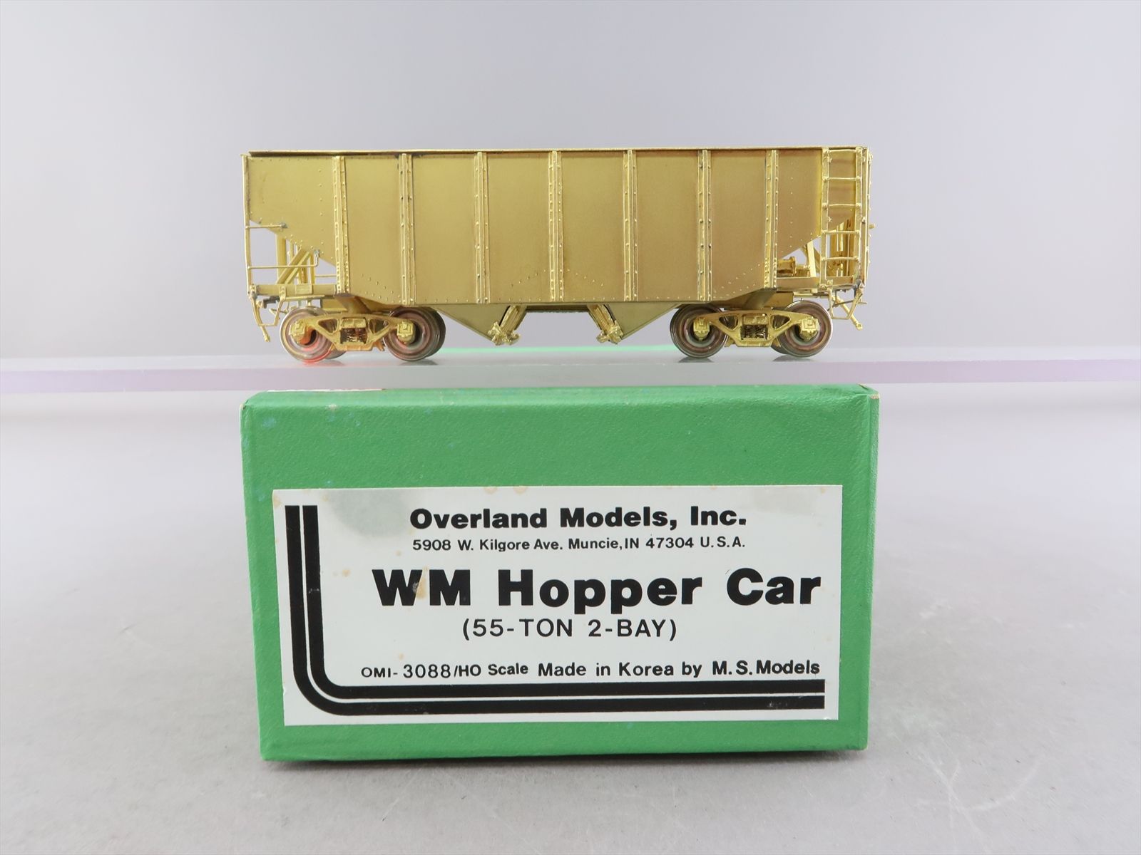 HO Brass Model - OMI 3088 WM Western Maryland 55-Ton 2-Bay Hopper ...