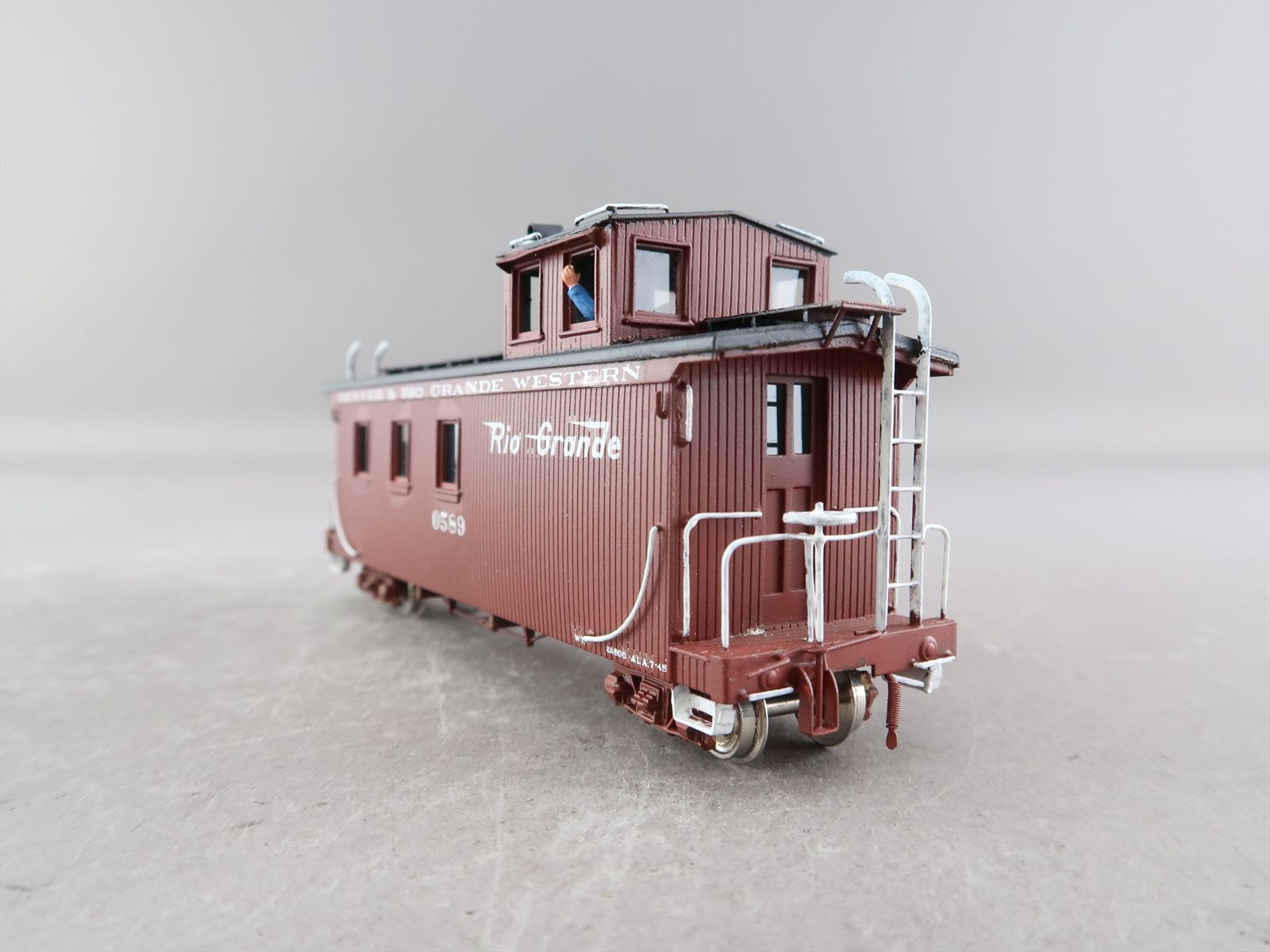 HOn3 Brass Model - WMC D&RGW Rio Grande Wood Caboose #0589 - Custom - GOM