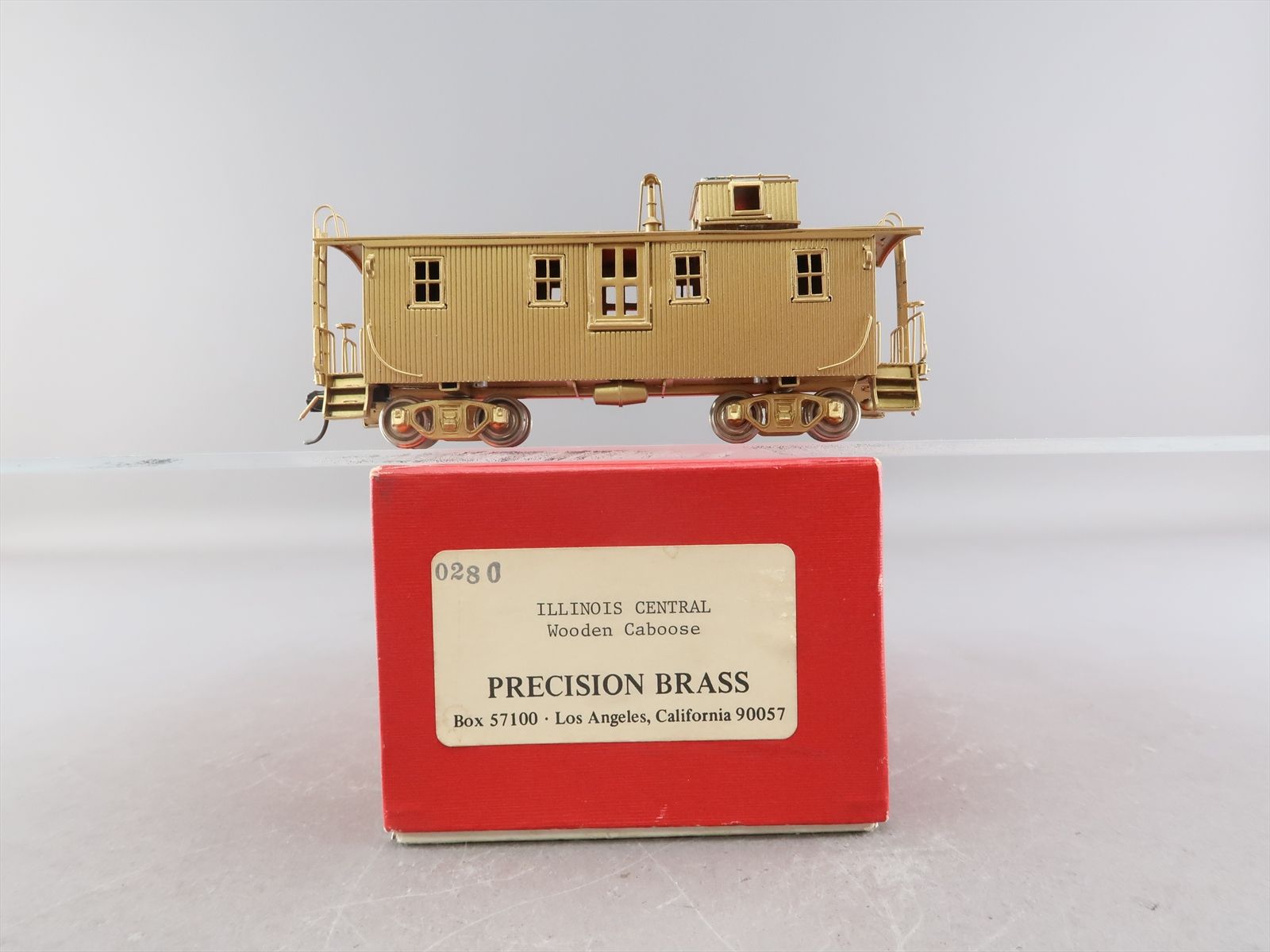 HO Brass Model - PB Precision Brass 0280 IC Illinois Central Wood ...