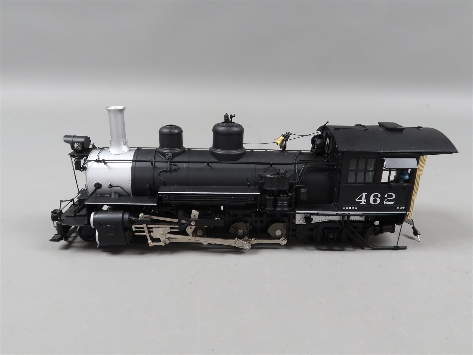 On3 Brass Model - BLW D&RGW Rio Grande K-27 2-8-2 Royal Gorge Black #462 - F/P + PFM Sound ...