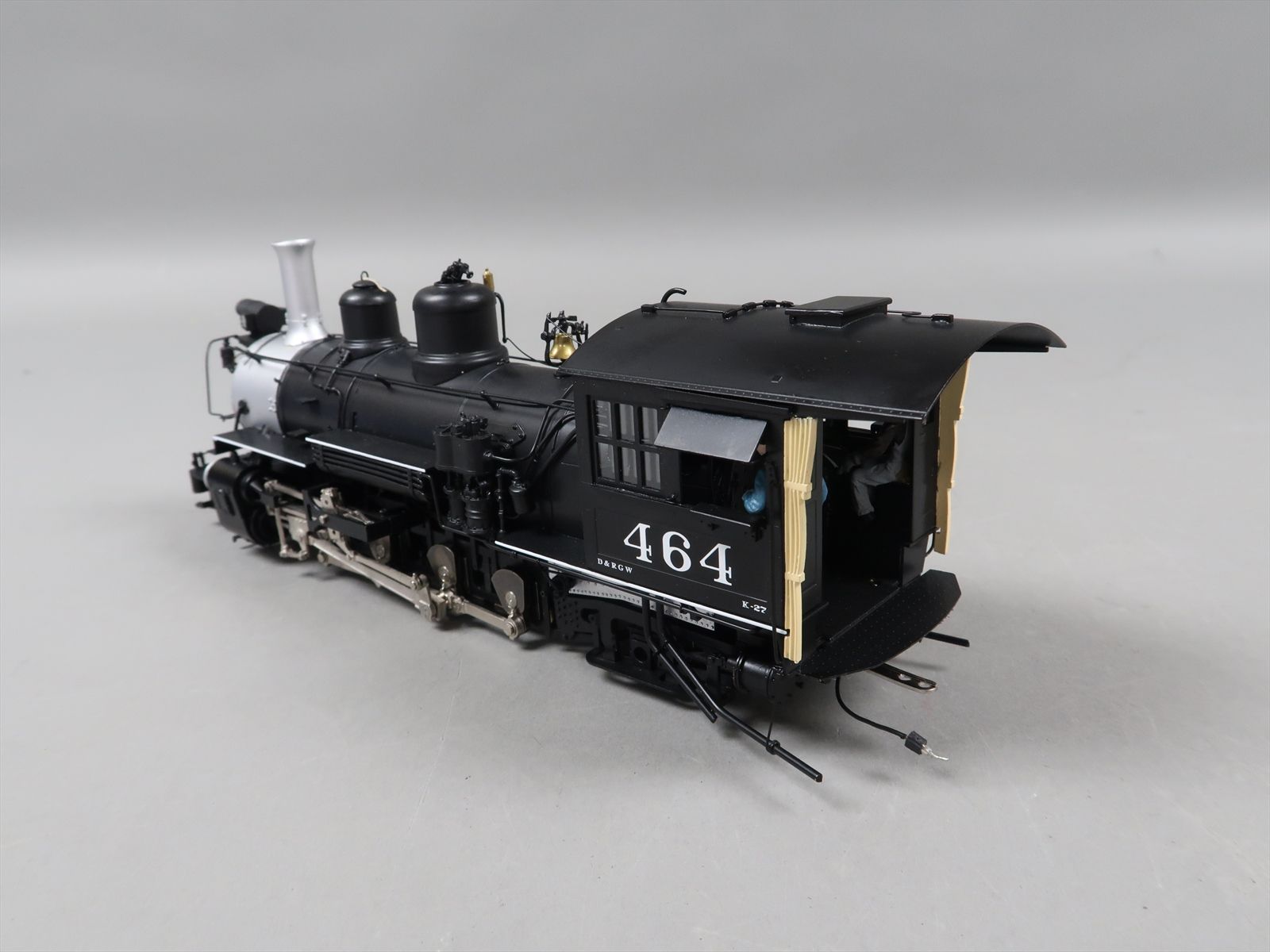On3 Brass Model - BLW D&RGW Rio Grande K-27 2-8-2 Flying Rio Black #464 ...
