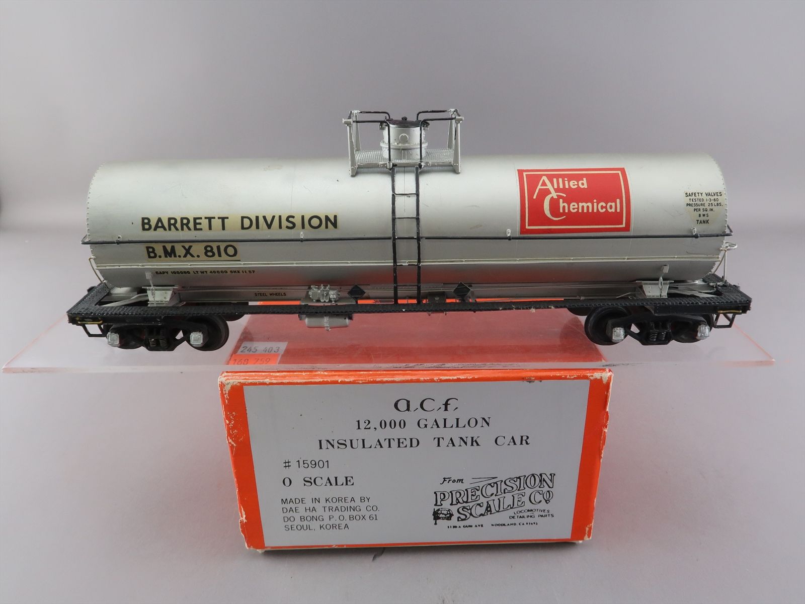 O Brass Model - PSC 15901 BMXO Barrett Division ACF 12000 Gallon ...