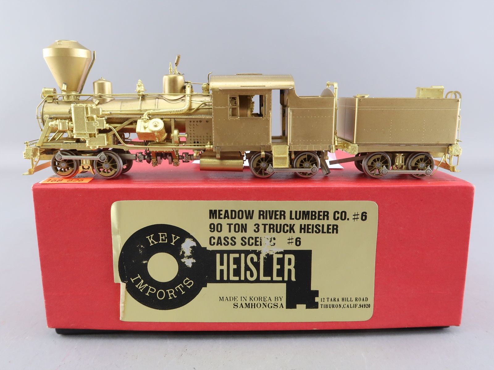 HO Brass Model Train - Key Meadow River - Cass Scenic 90 Ton 3 Truck ...
