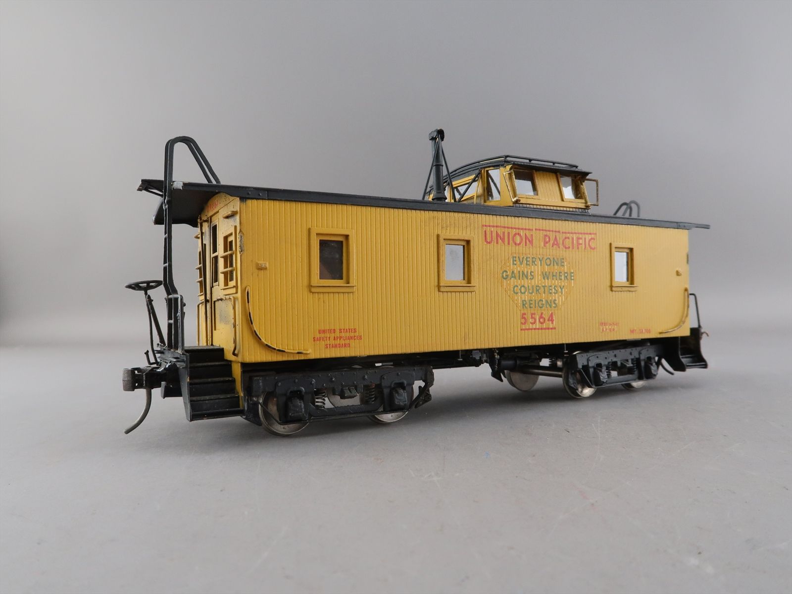O Brass Model - ALCO X-132 UP Union Pacific CA-1 Wood Caboose #5564 ...