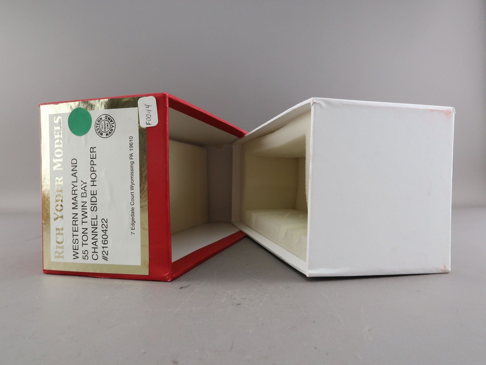 O Brass Model - RYM Rich Yoder 2160422 WM Western Maryland 55 Ton Twin ...