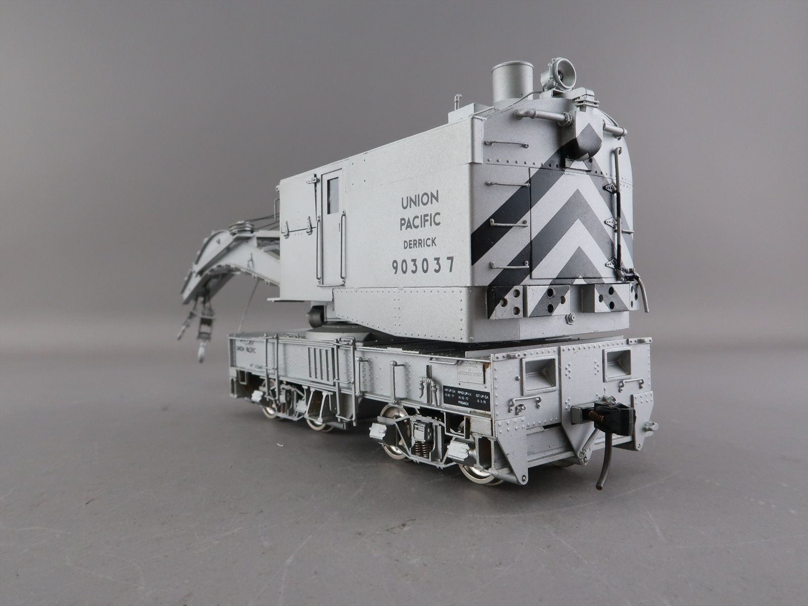 O Brass Model - OMI 0028.1 UP Union Pacific Industrial Brownhoist 120-Ton Crane Enclosed Cab ...