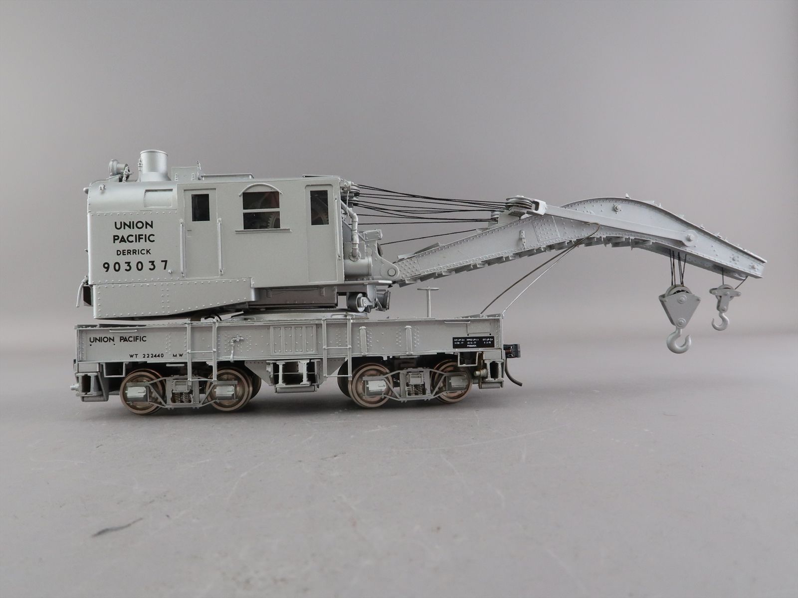 O Brass Model - OMI 0028.1 UP Union Pacific Industrial Brownhoist 120-Ton Crane Enclosed Cab ...