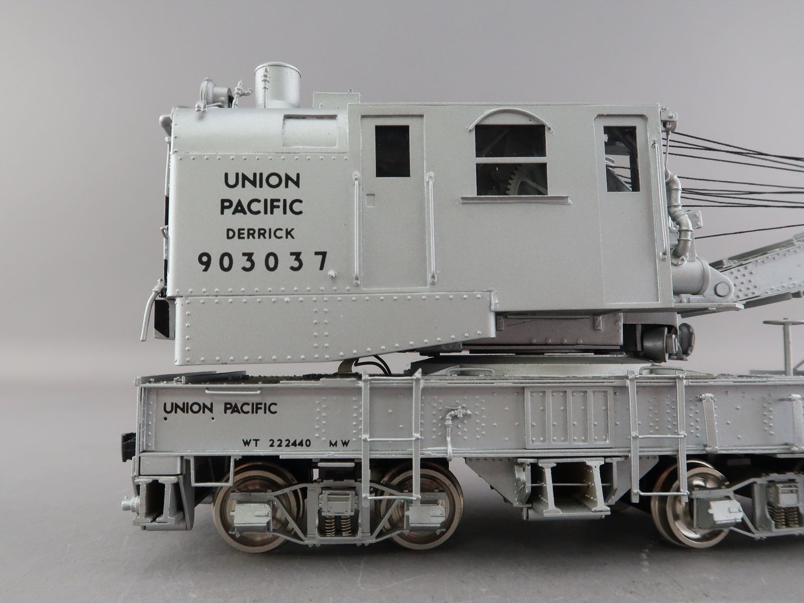 O Brass Model - OMI 0028.1 UP Union Pacific Industrial Brownhoist 120-Ton Crane Enclosed Cab ...