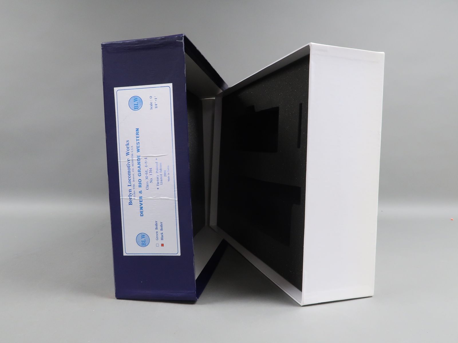 O Brass Model - BLW Berlyn D&RGW Rio Grande M-64 4-8-4 Black #1704 - F ...