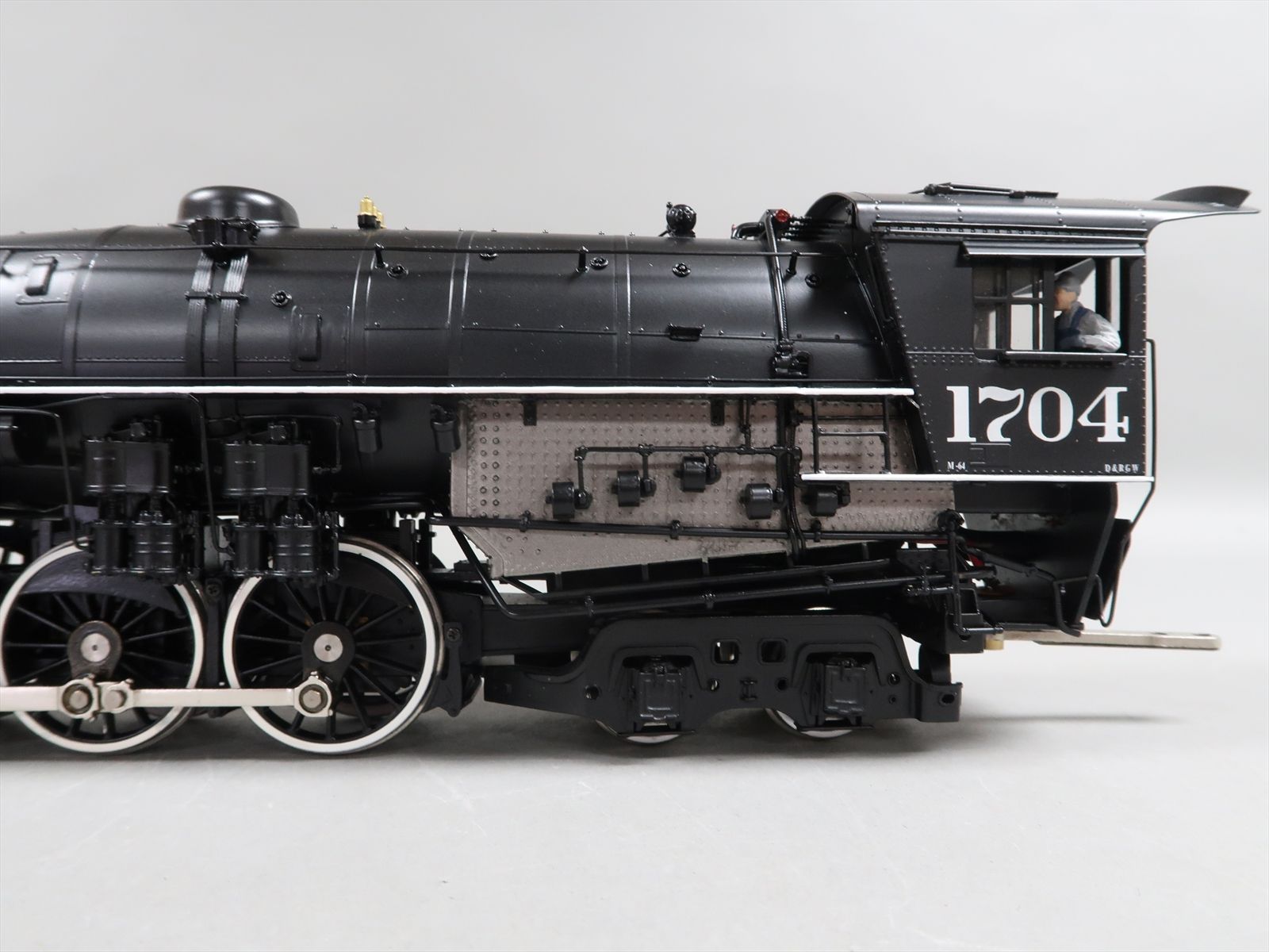 O Brass Model - BLW Berlyn D&RGW Rio Grande M-64 4-8-4 Black #1704 - F ...