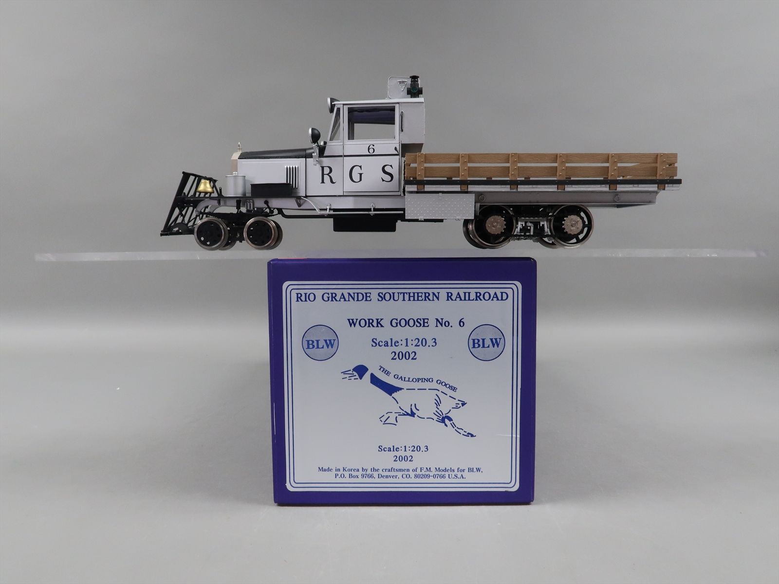 Fn3 1:20.3 Brass Model - BLW Berlyn RGS Rio Grande Southern Galloping ...