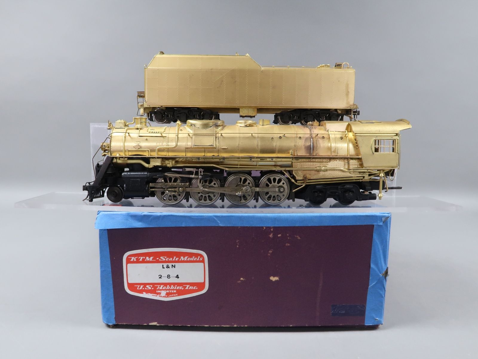 O Brass Model - USH 174 L&N Louisville & Nashville 2-8-4 - Unpainted - KTM