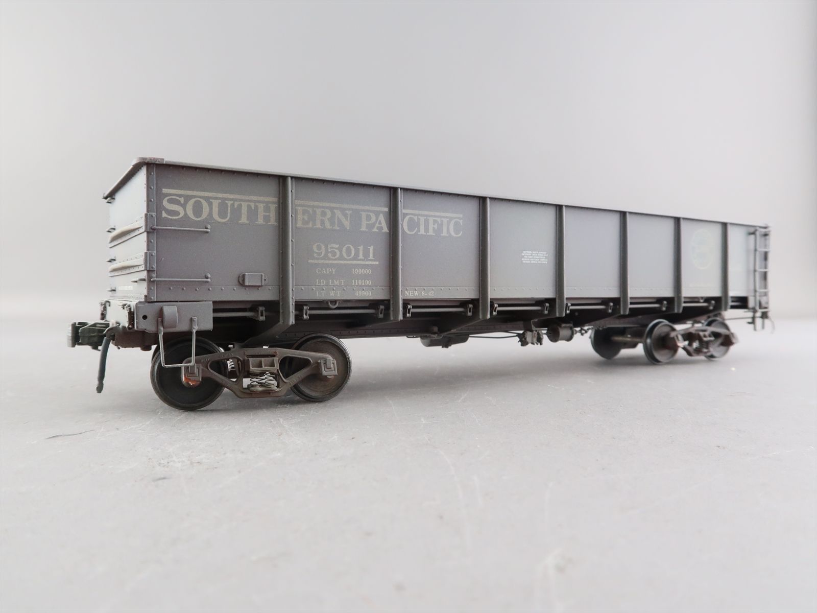 O Brass Model - DP SP Southern Pacific GS General Service Gondola Plate ...