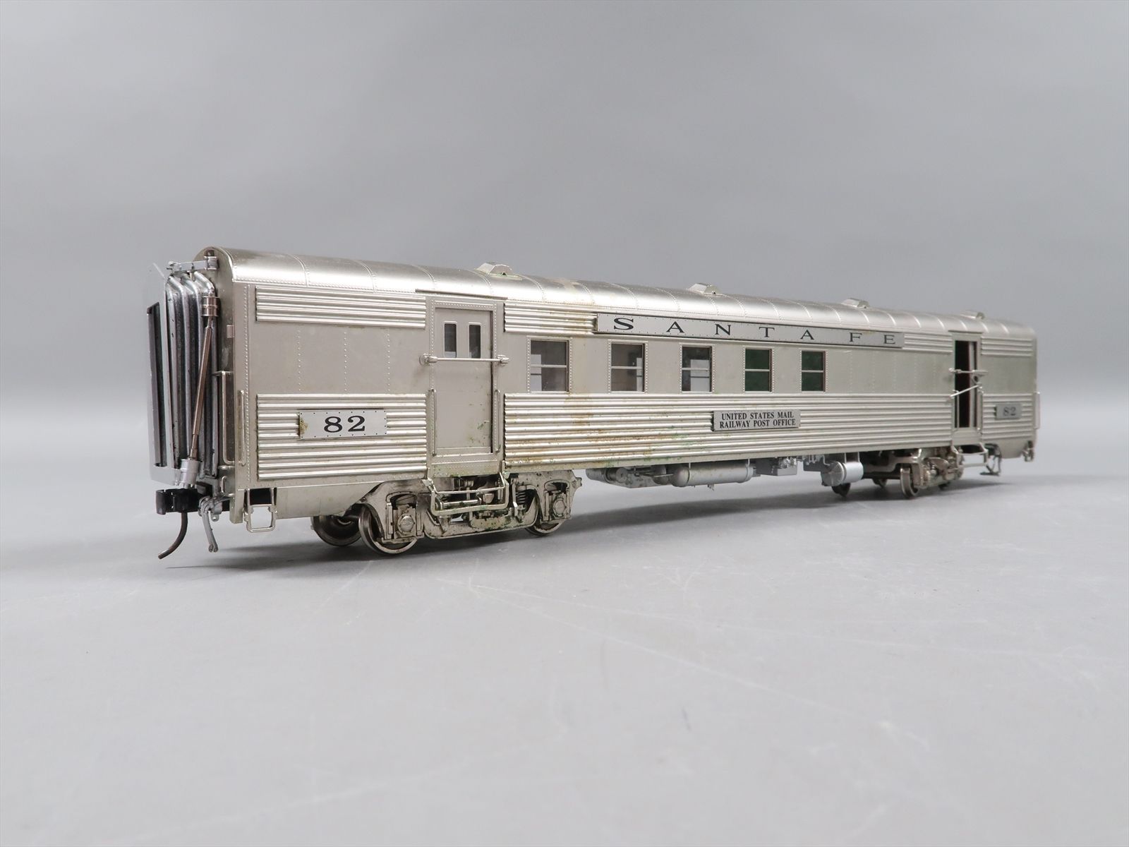 O Brass Model - PRB Pecos River 4861 AT&SF Santa Fe SINGLE CAR ONLY 60' ACF RPO #82 - F/Plated ...