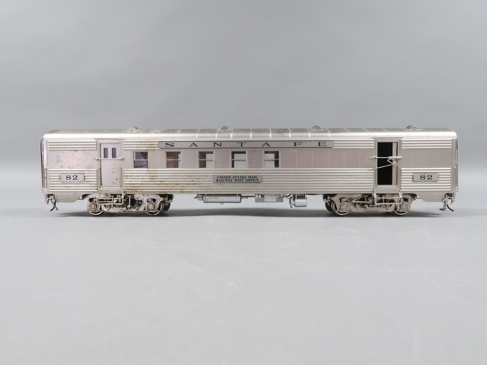 O Brass Model - PRB Pecos River 4861 AT&SF Santa Fe SINGLE CAR ONLY 60' ACF RPO #82 - F/Plated ...