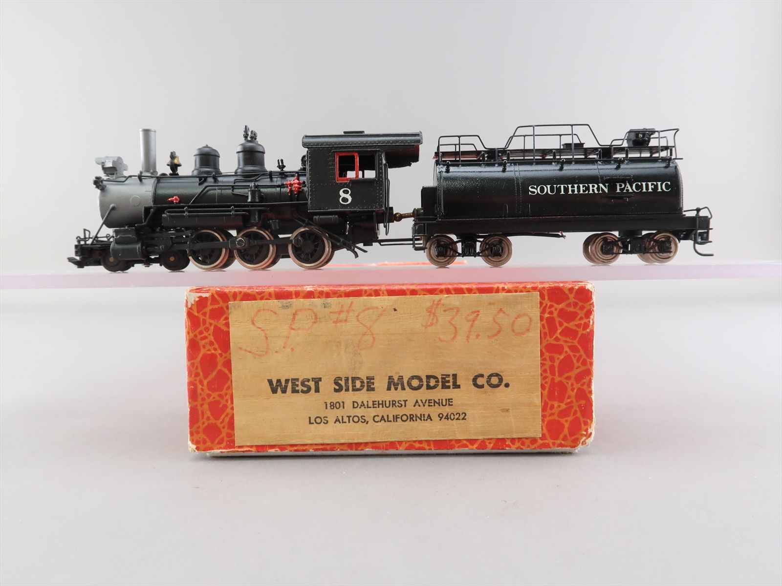 HOn3 Brass Model - WMC SP Southern Pacific 4-6-0 Ten Wheeler #8 ...