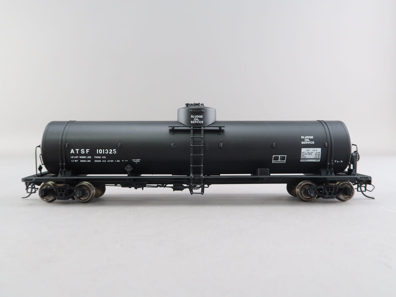 HO Brass Model - DP 5542 AT&SF Santa Fe Tank Car TK-N #101325 - F/P ...