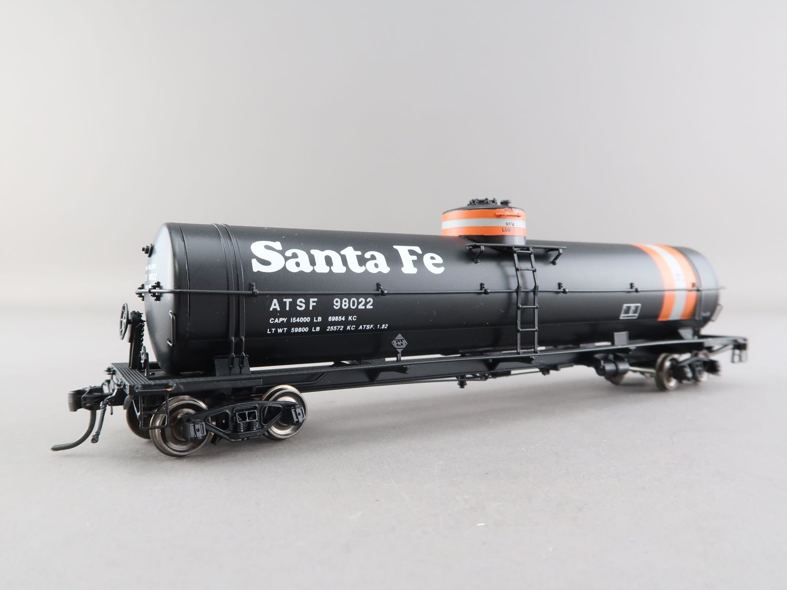 HO Brass Model - DP 5541 AT&SF Santa Fe TK-O Tank Car #98022 - F/P ...
