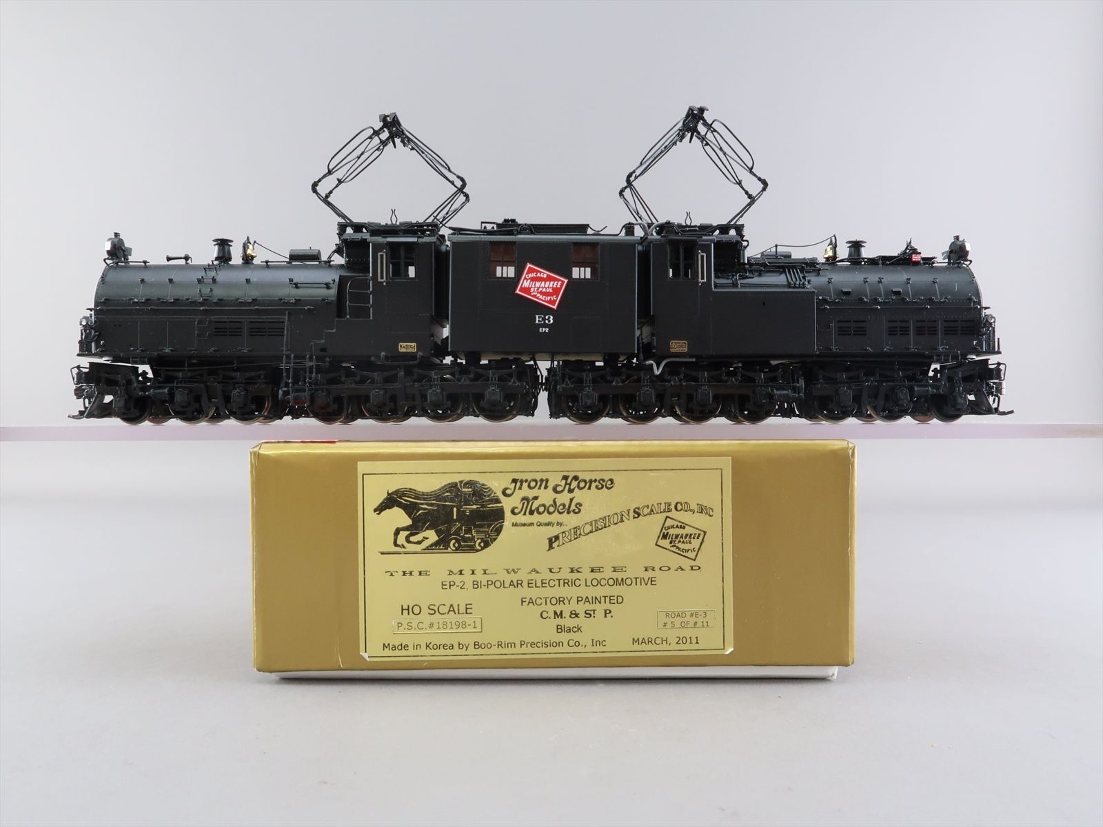HO Brass Model - PSC 18198-1 Milwaukee EP-2 Bipolar Black E-3 - F/P ...