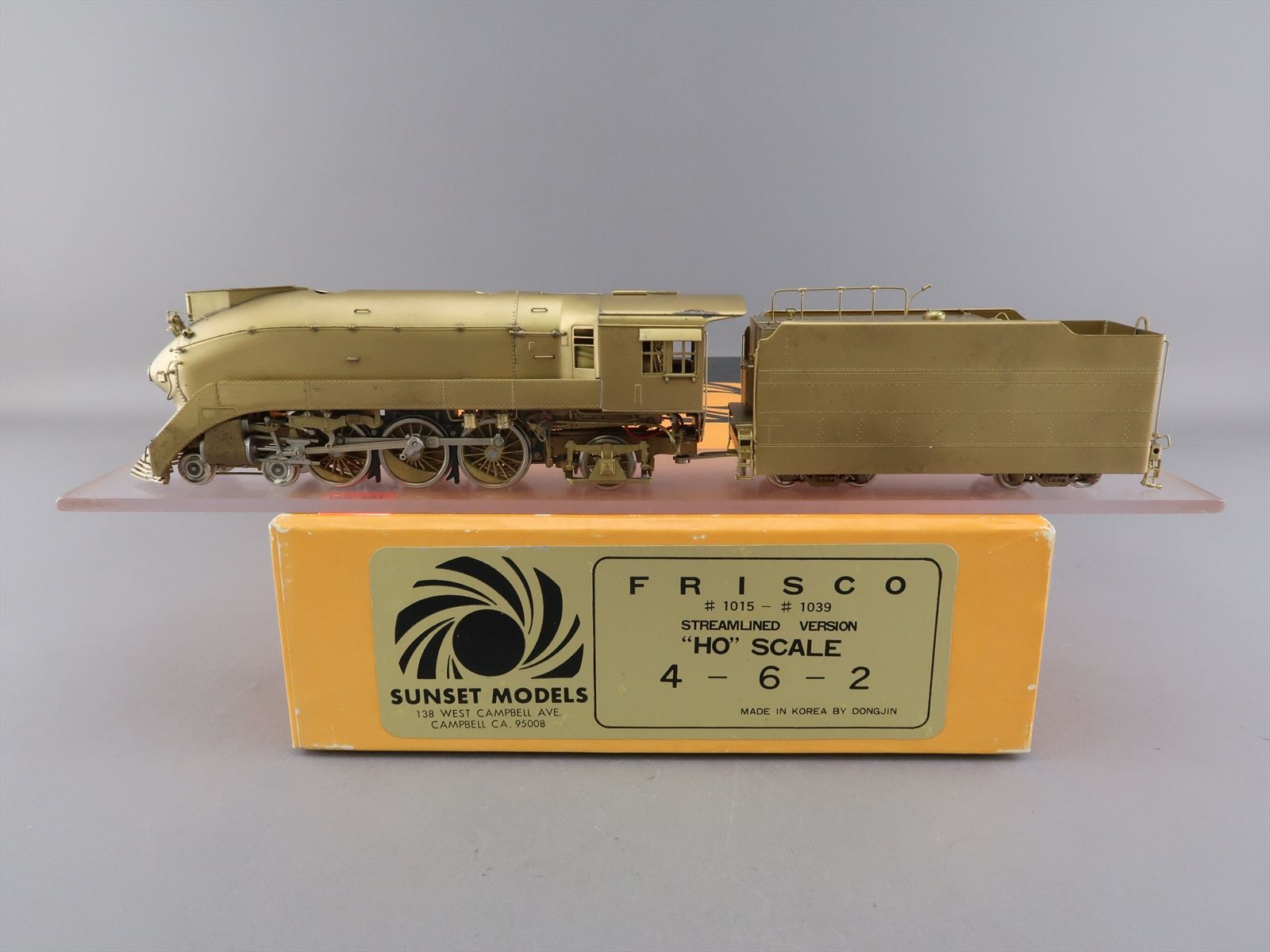 HO Brass Model - Sunset SLSF Frisco 4-6-2 Streamlined Firefly ...