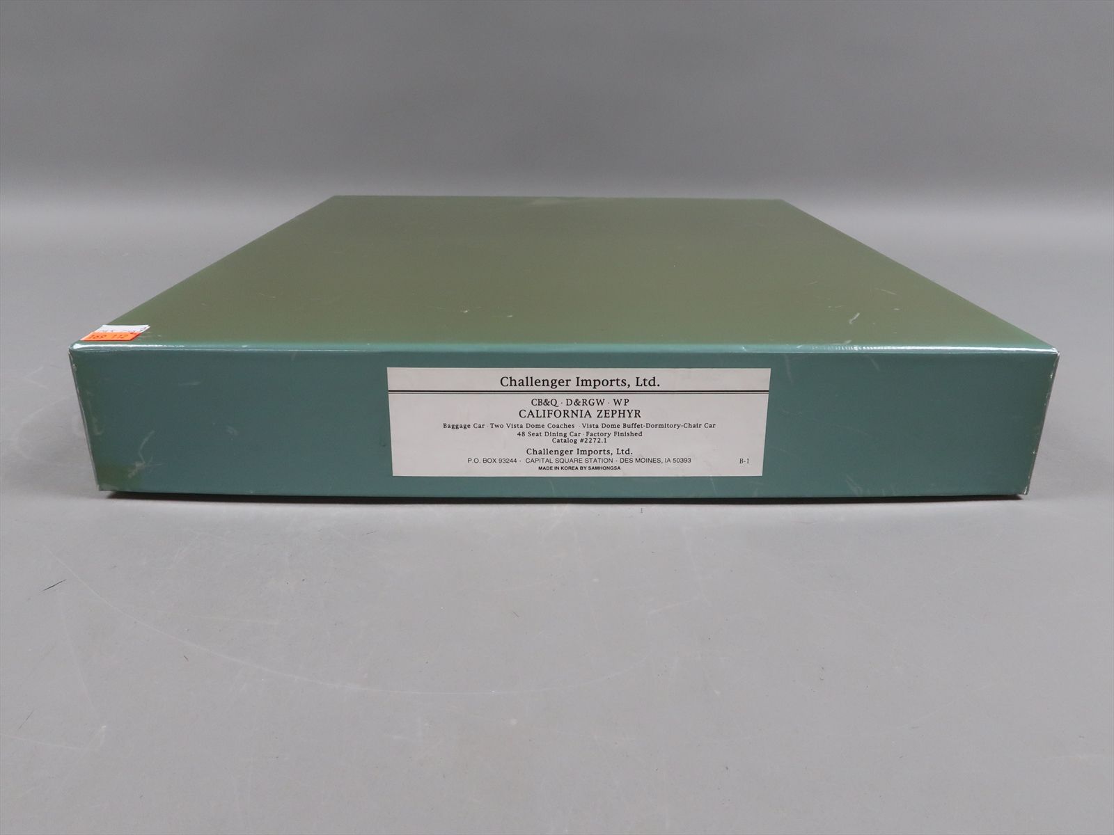 HO Brass Model - CIL 2272.1 CB&Q D&RGW WP California Zephyr 9 (7) Car ...