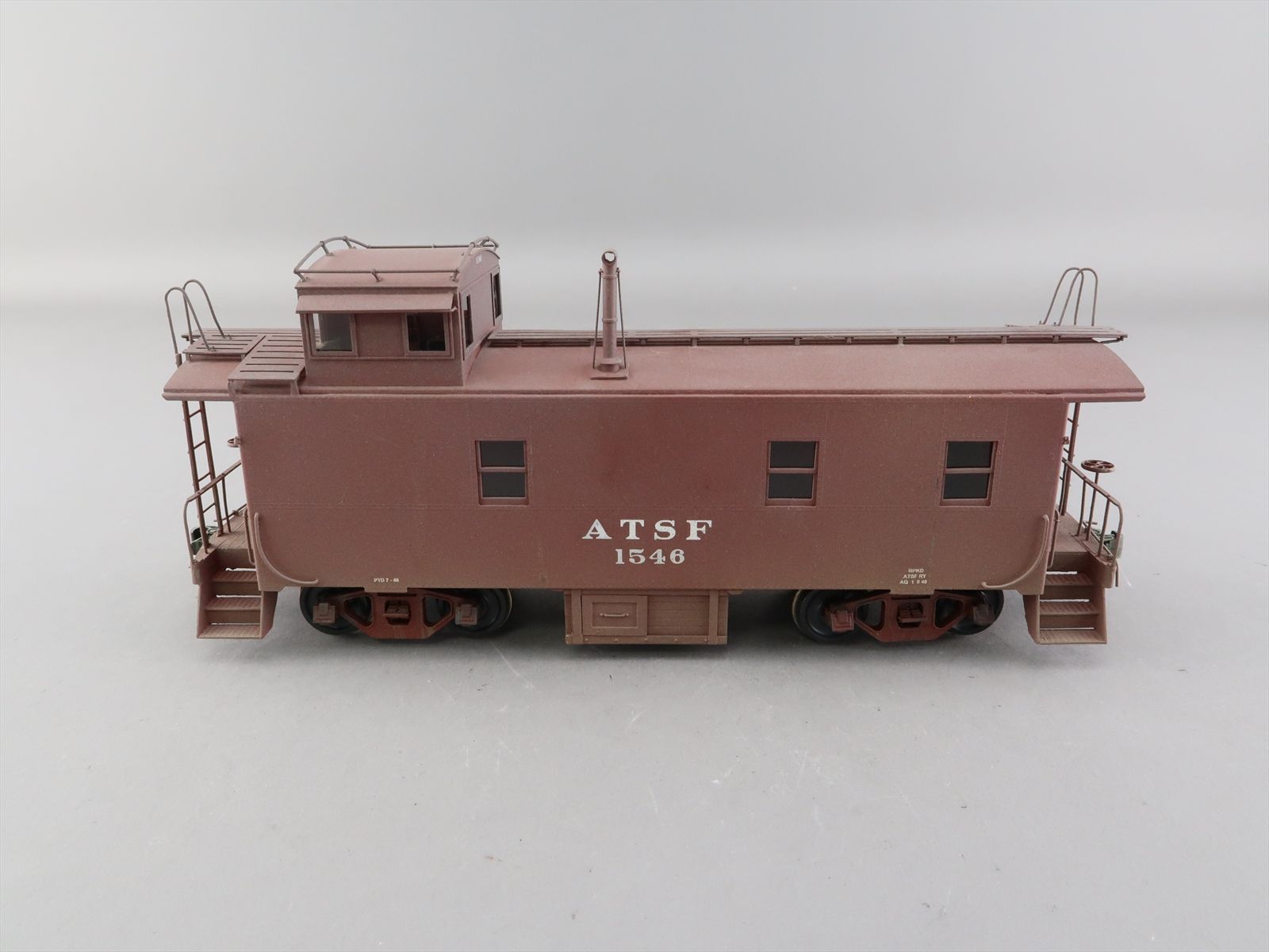 O Brass Model - PRB Pecos River 4705 AT&SF Santa Fe Caboose #1546 ...