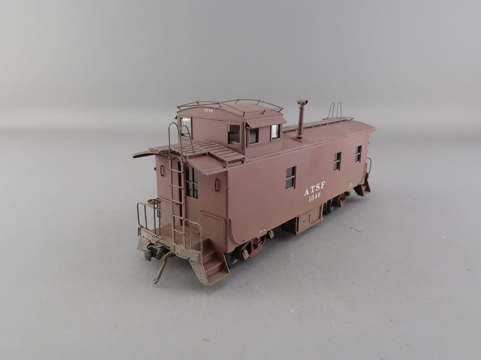 O Brass Model - PRB Pecos River 4705 AT&SF Santa Fe Caboose #1546 ...