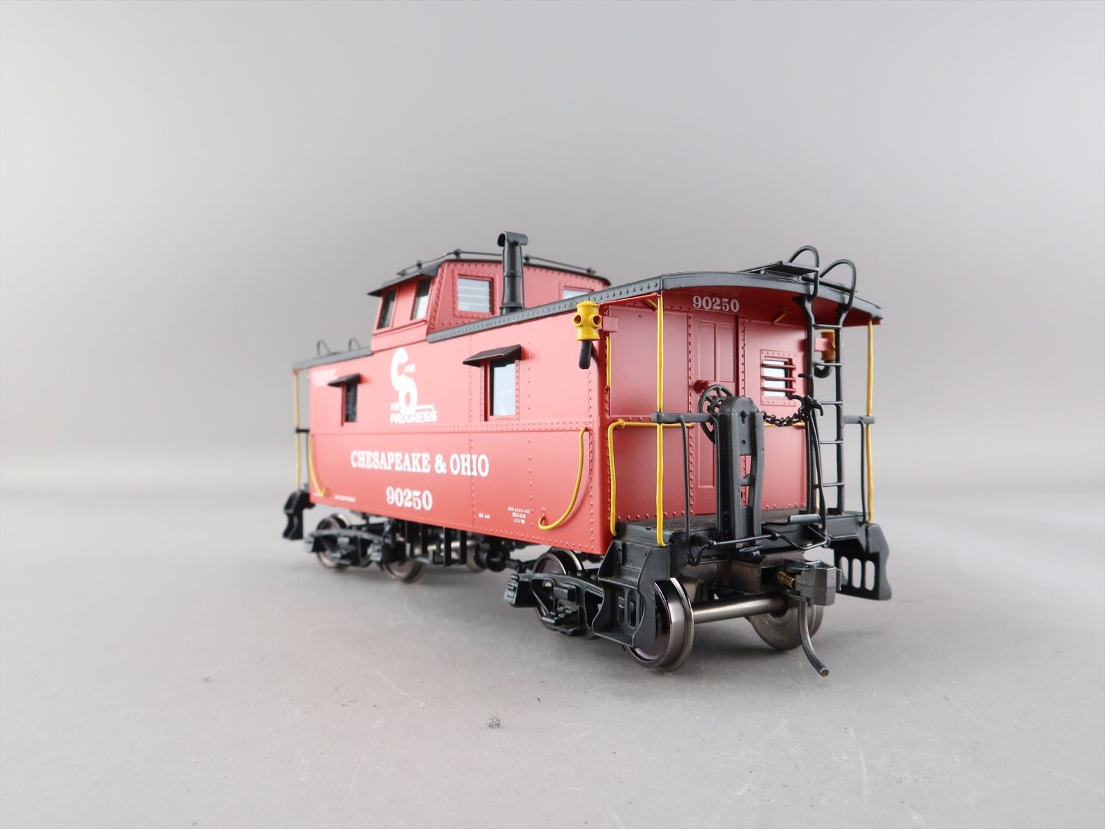 O Brass Model - Sunset C&O Chesapeake & Ohio Steel Caboose #90250