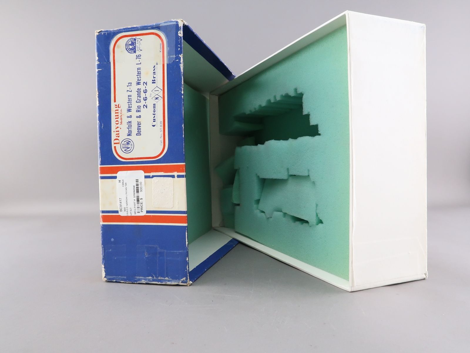 HO Brass Model - NJCB ST-839 N&W Norfolk & Western L-76 / Z-1a 2-6-6-2 ...