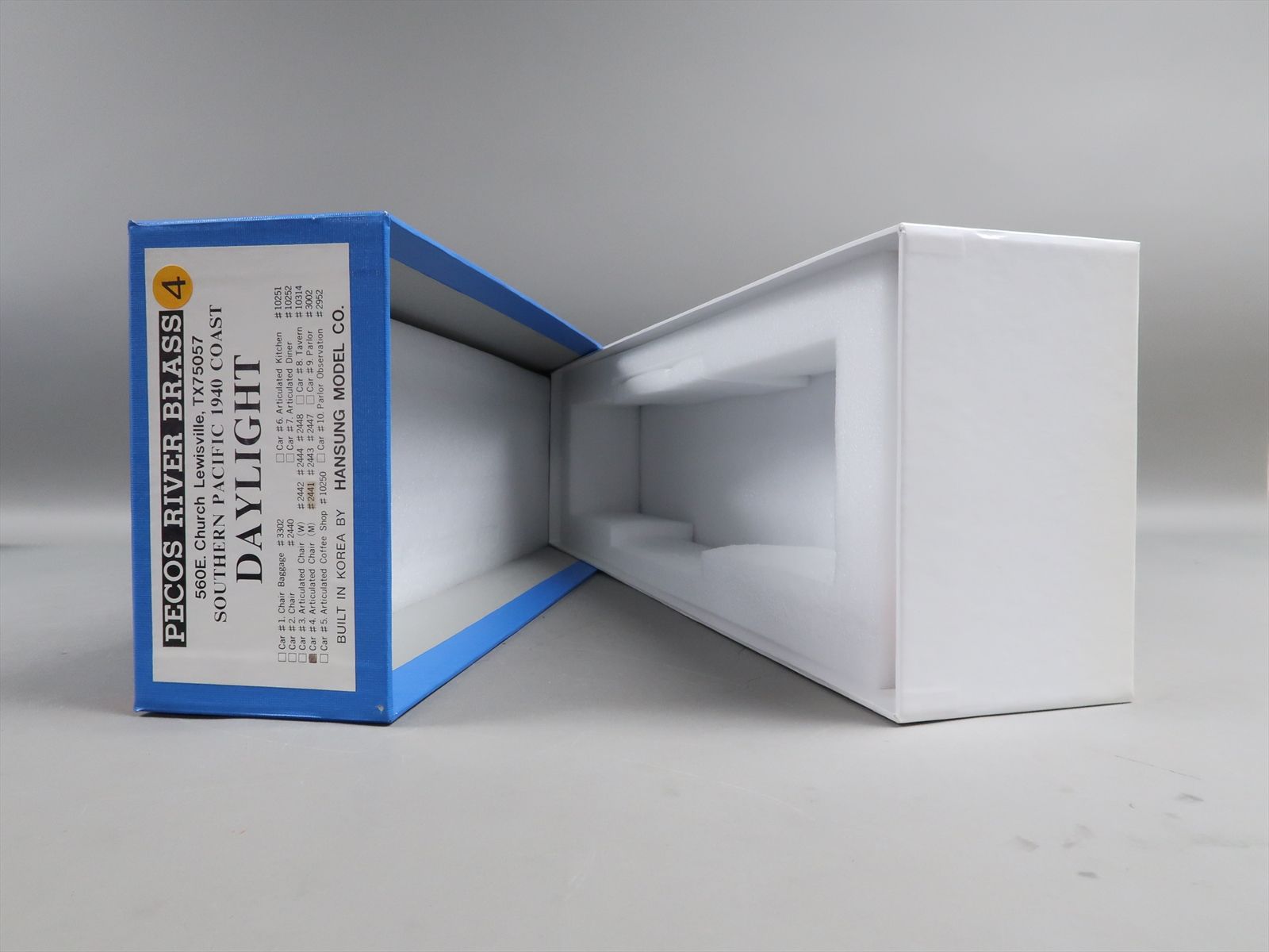 O Rail Brass Model - PRB Pecos River 8821 SP Southern Pacific Coast ...