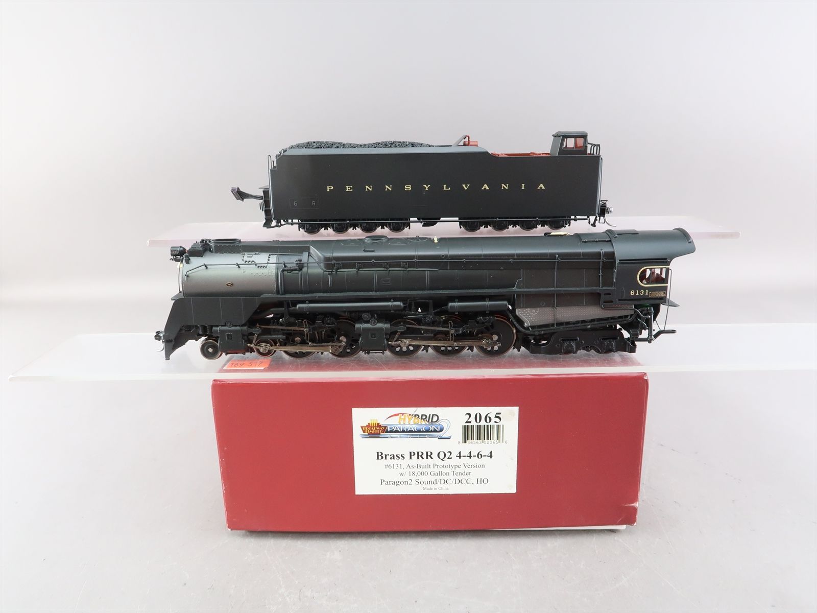 HO Brass Hybrid Model - BLI 2065 PRR Pennsylvania Q-2 4-4-6-4 #6131 As ...