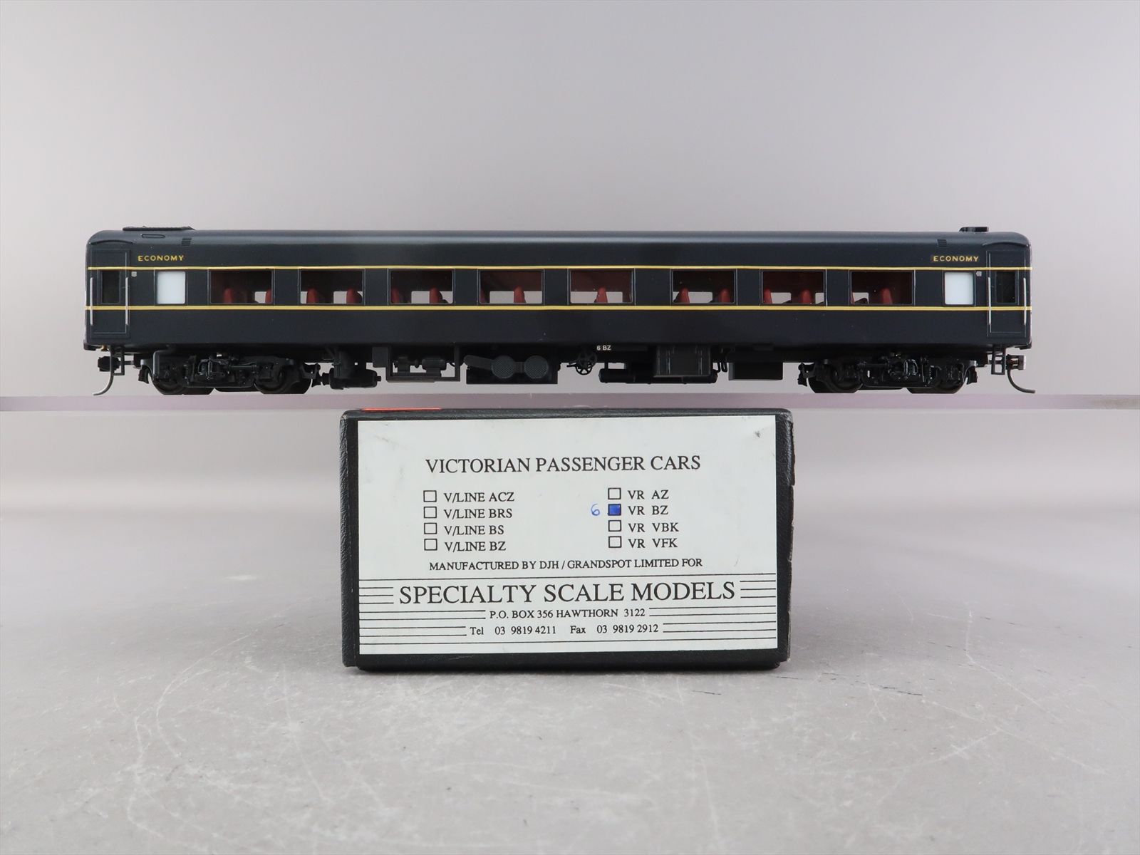 HO Brass Model - Specialty Scale Models Victorian Railway Passenger ...