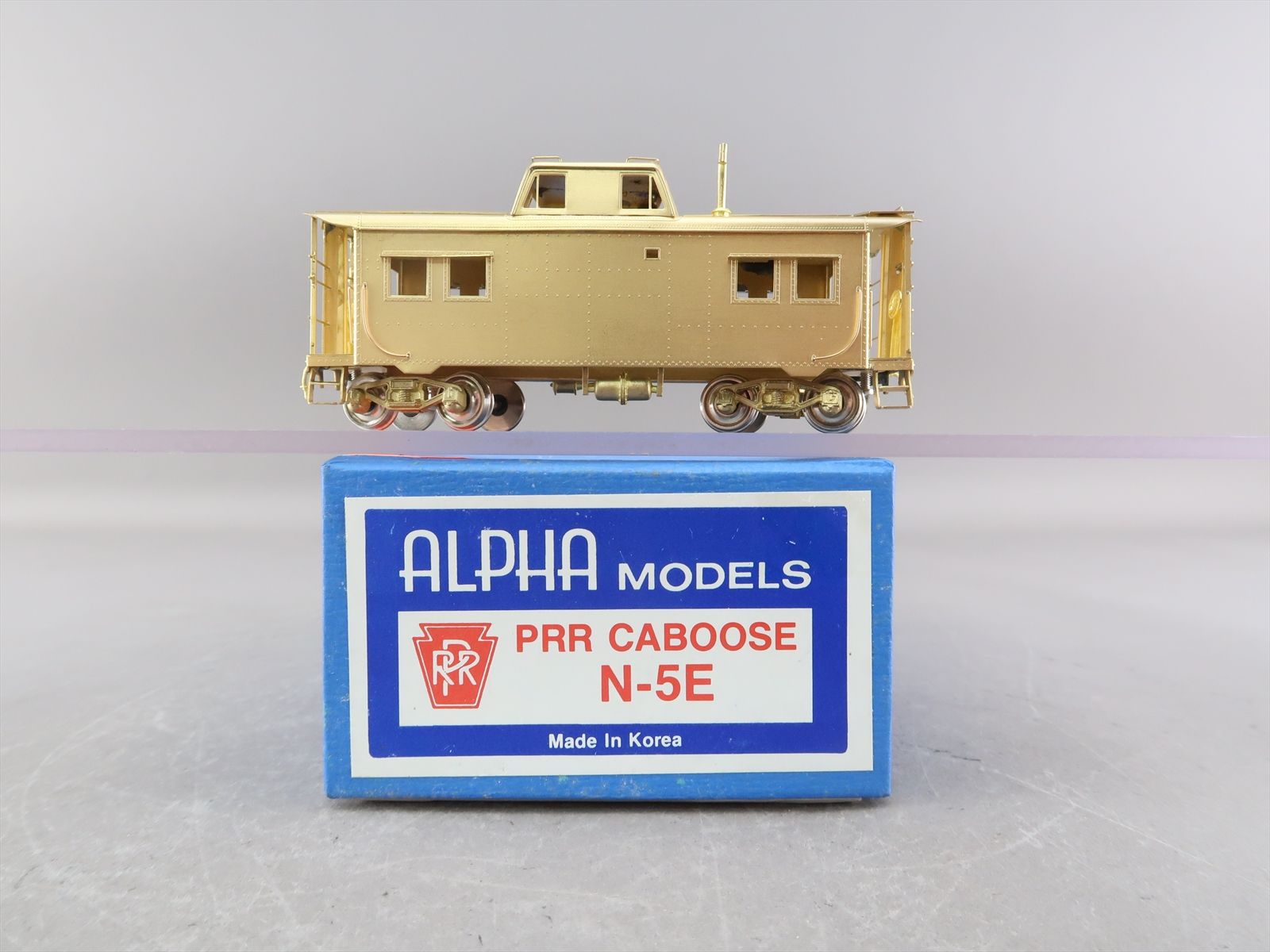 HO Brass Model - Alpha PRR Pennsylvania Caboose N-5E Class - Unpainted ...