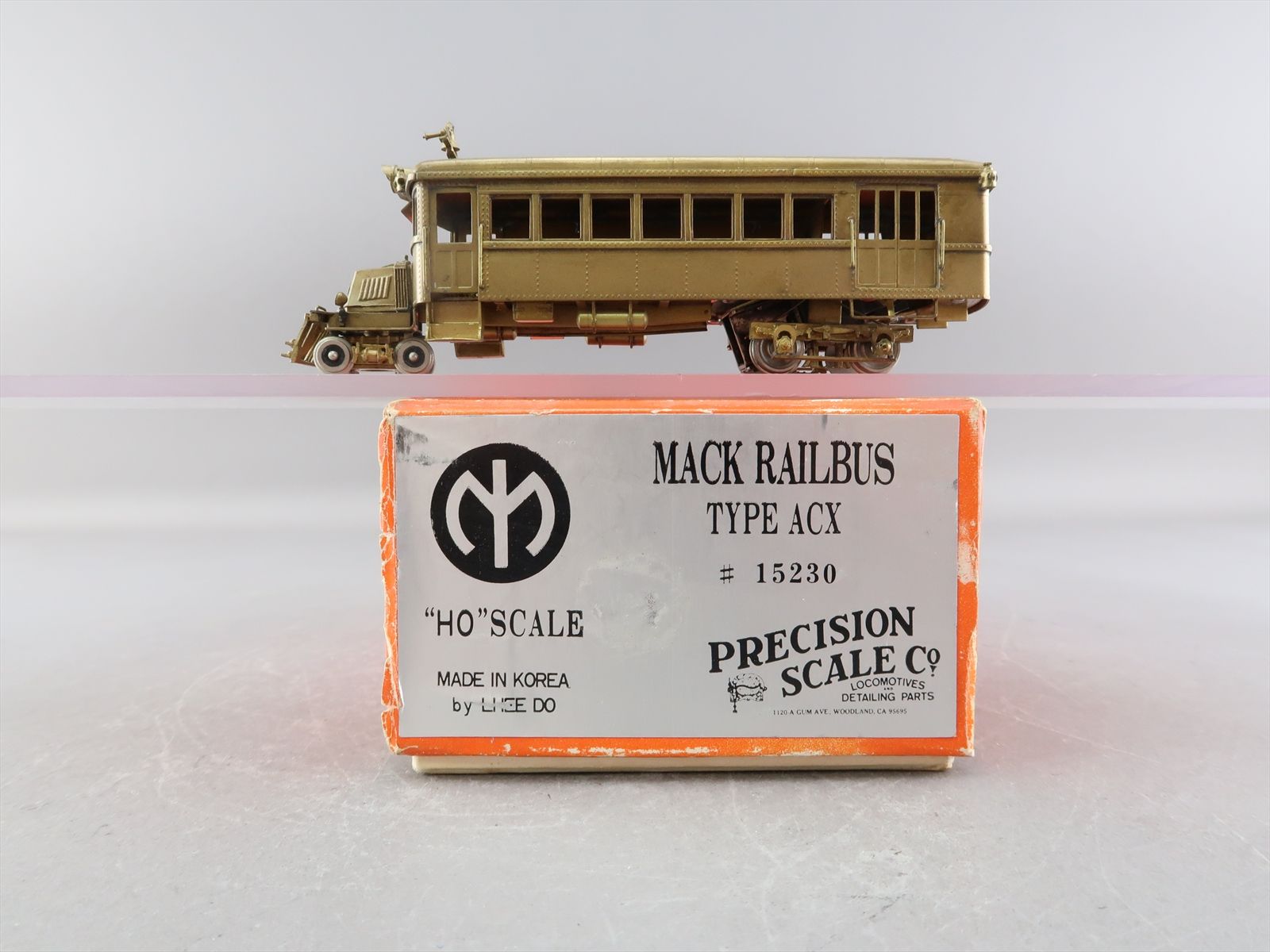 HO Brass Model - PSC 15230 Mack Railbus Type ACX Self Propelled ...
