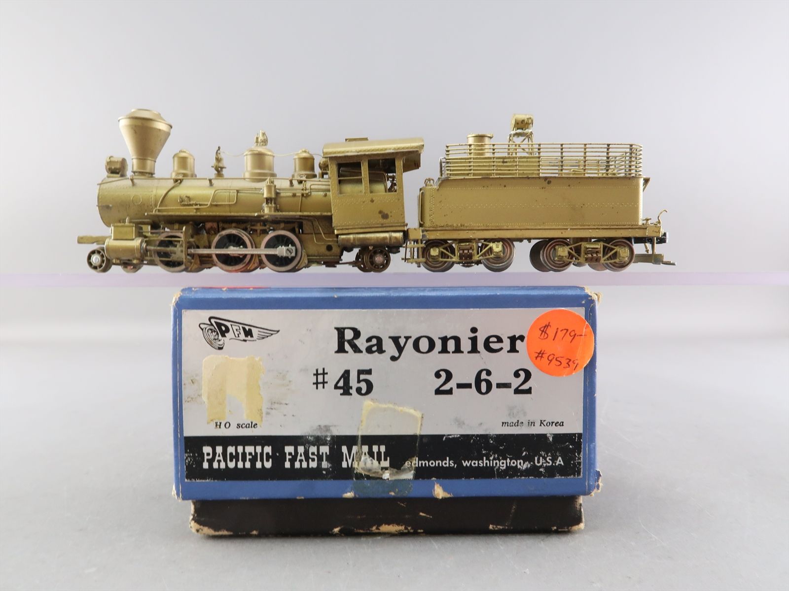 BARGAIN BRASS - HO Brass Model - PFM Rayonier 2-6-2 #45 - Unpainted ...