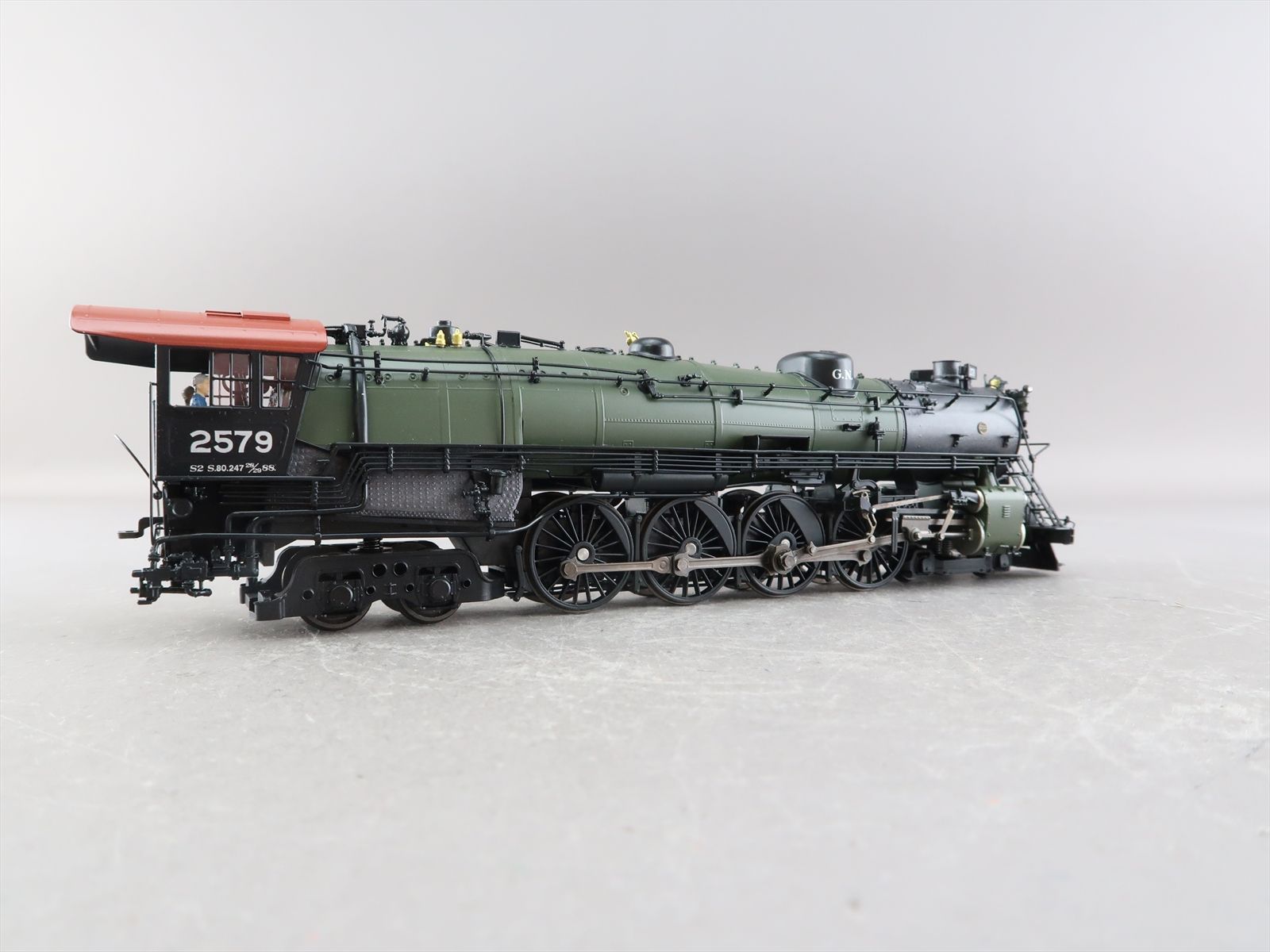 HO Brass Hybrid Model - BLI 2870 GN Great Northern S2 4-8-4 Open Cab ...